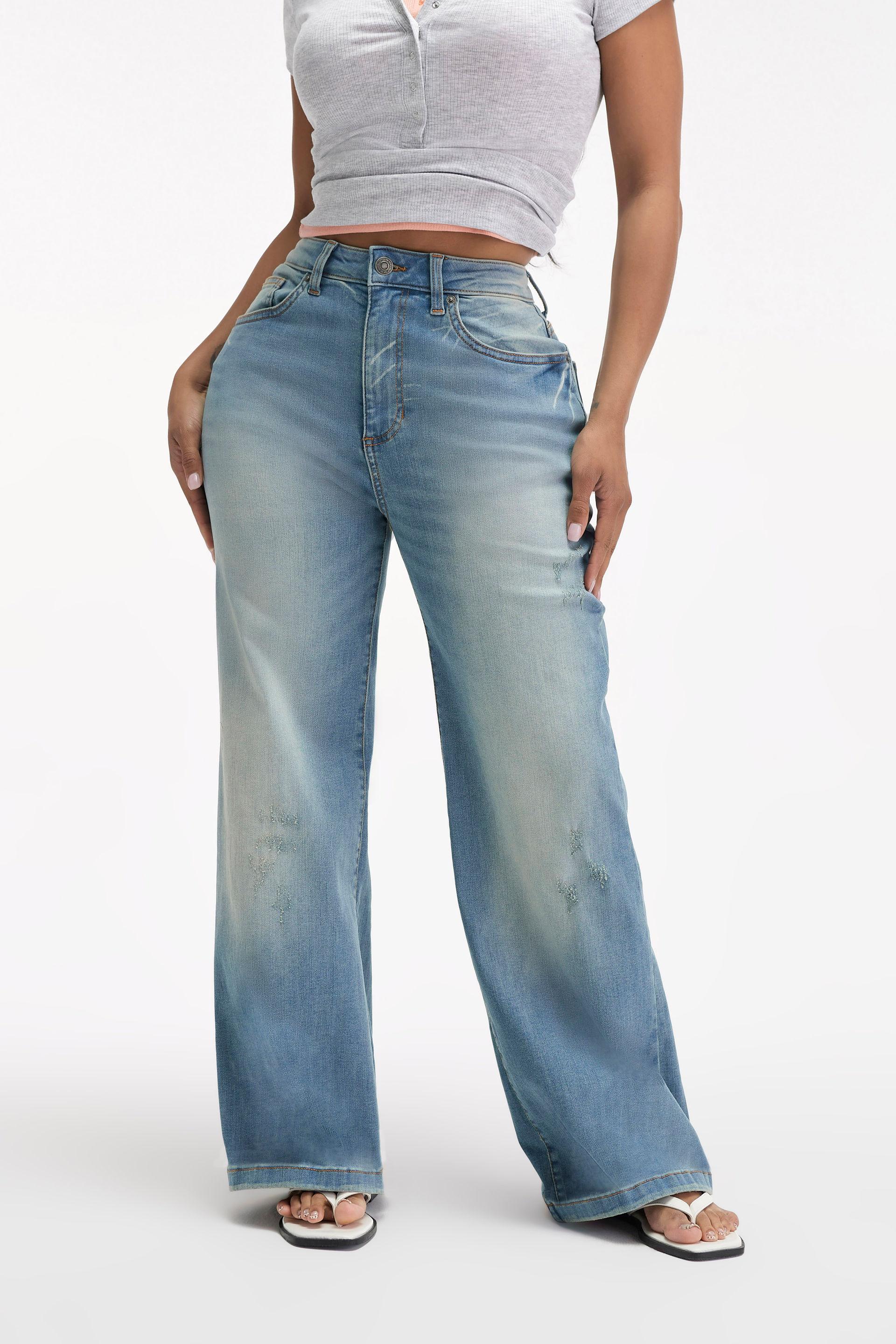 Curvy Stretch Wide Jean - Delusion Blue