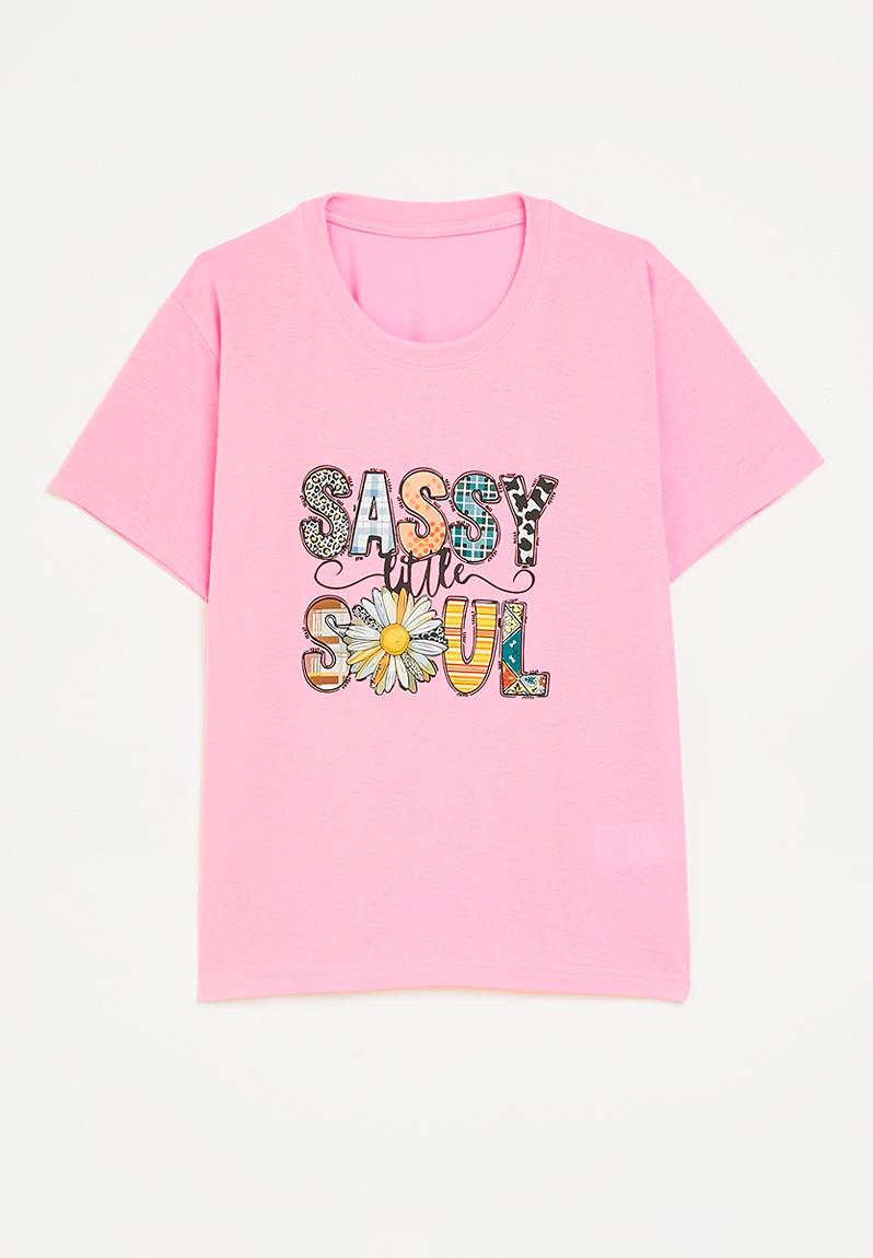 Printed tee - pink 4 Pop Candy Tops | Superbalist.com