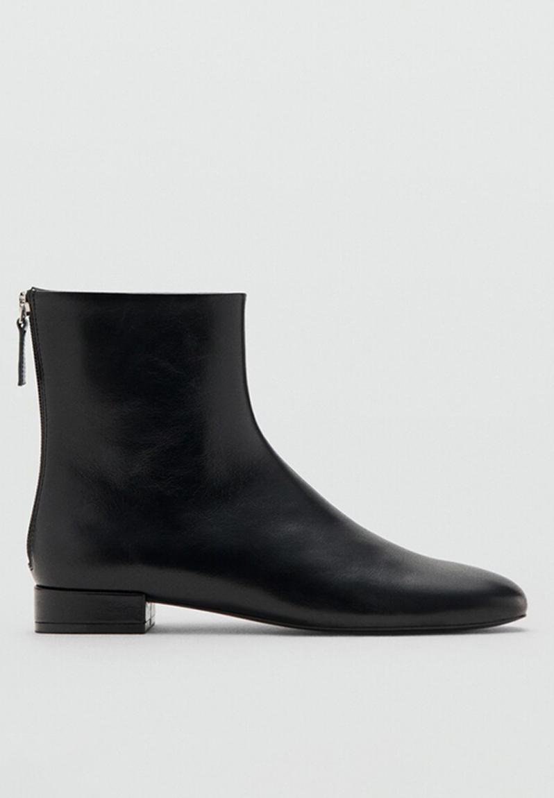 Clue leather boot - black