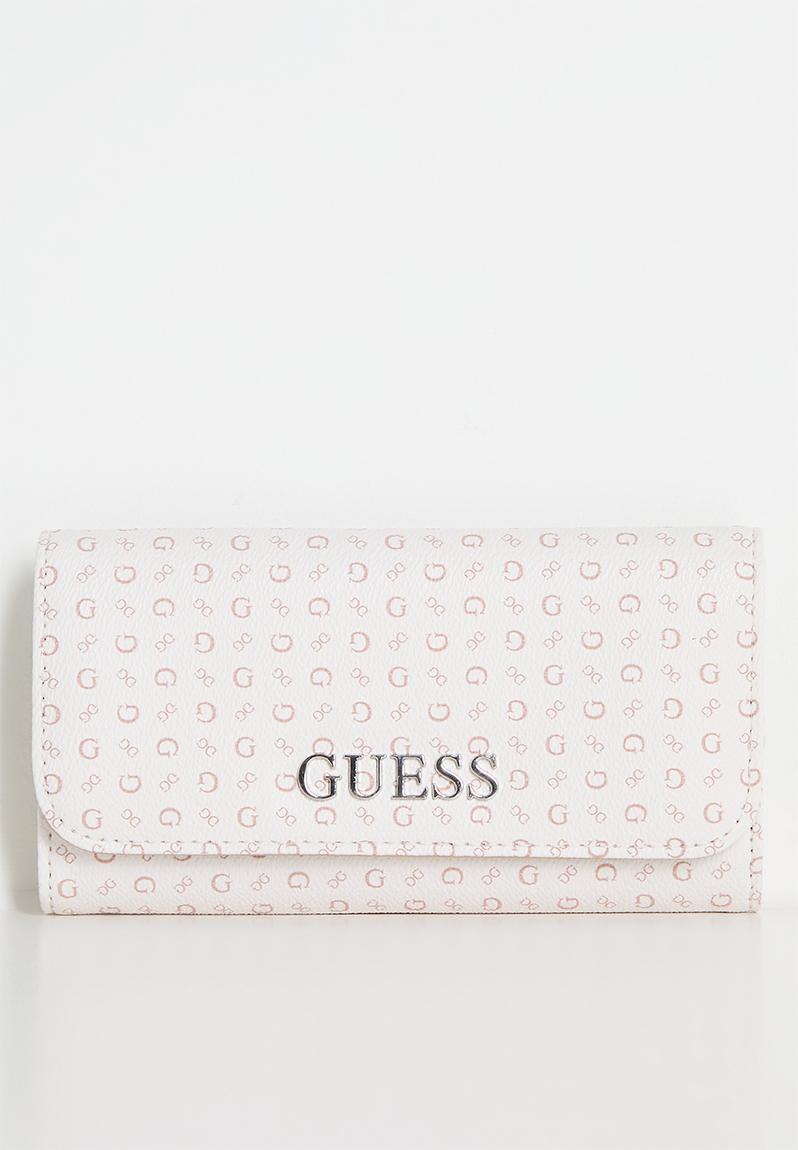 Abbas Slim Clutch Bag- Neutral GUESS Bags & Purses | Superbalist.com