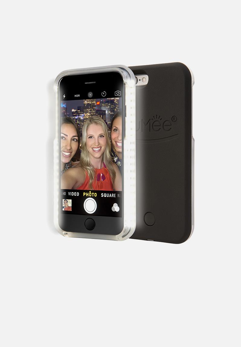 LuMee lighted cell phone case for iPhone 6S - black