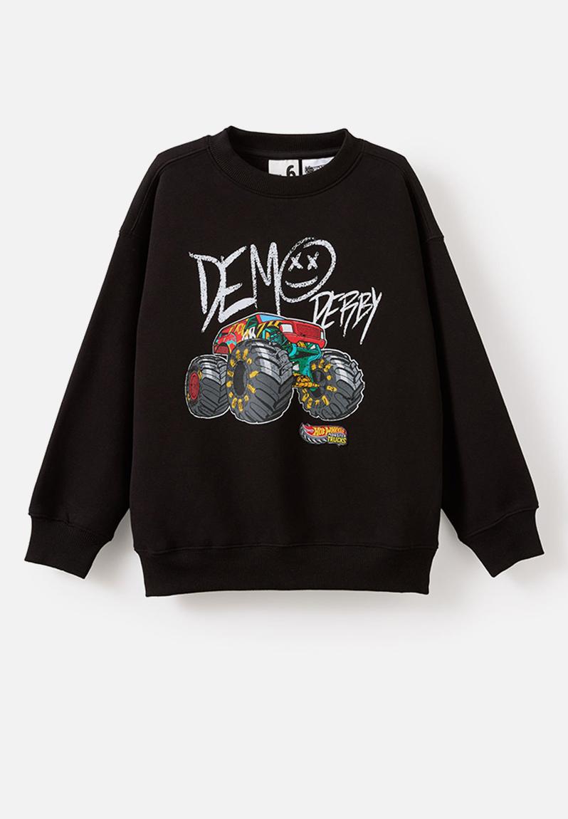 License Sammy Oversize Crew - Lcn Mat Black/Demo Darby Face