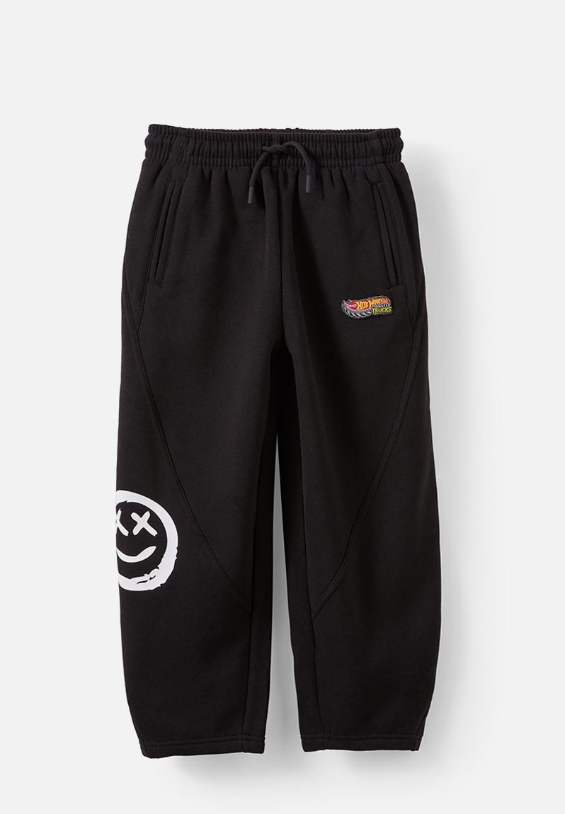 License Sammy Barrel Leg Trackpant - Lcn Mat Black/Demo Darby Face
