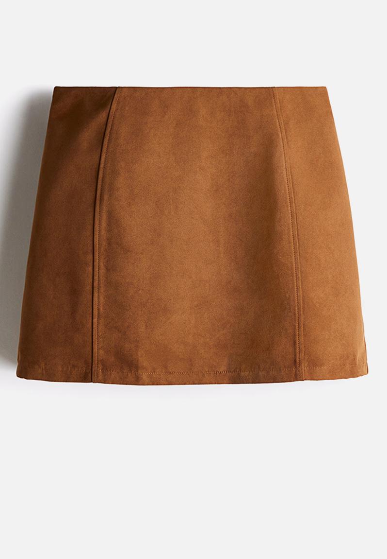 Mini skirt - light brown - 1280730001