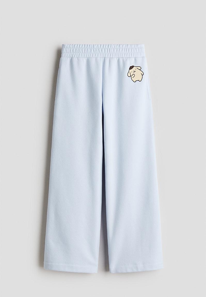 Wide brushed-inside joggers - light blue pompompurin - 1300368001