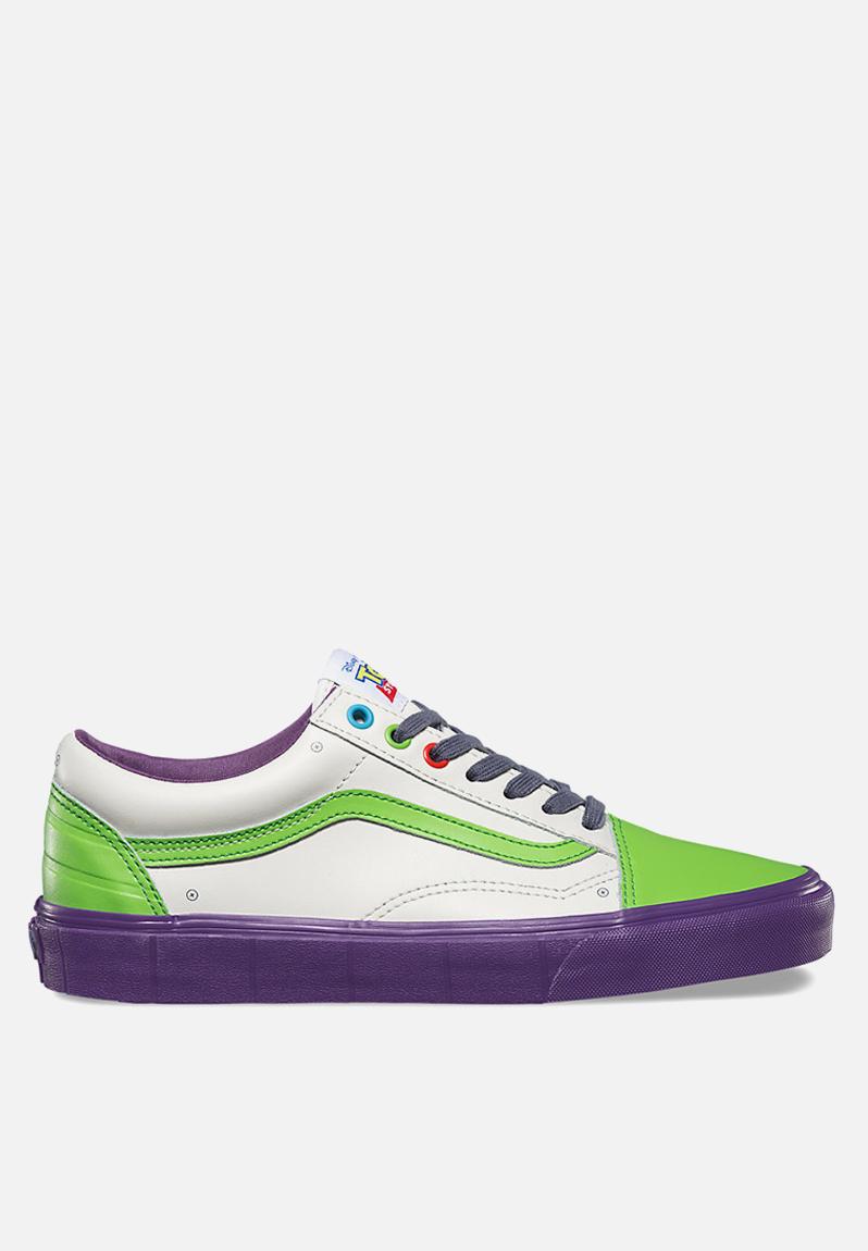 Vans x Pixar Old Skool - Toy Story - Buzz Lightyear / True White Vans ...