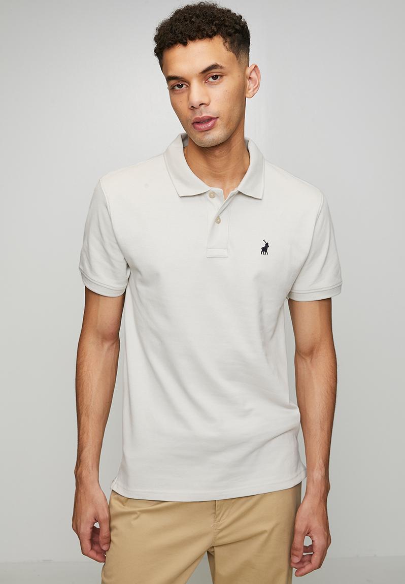 Carter Essential Pique Ss Golfer - Light Grey