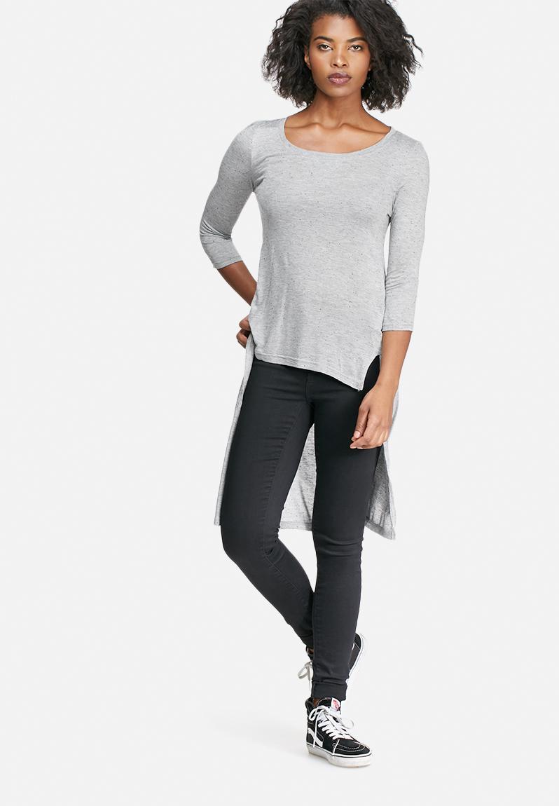 Gina 3/4 top - light grey melange Vero Moda T-Shirts, Vests & Camis ...
