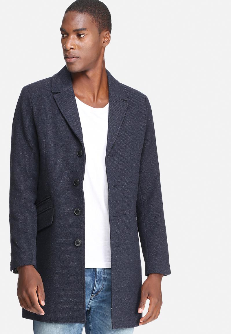 Otto coat twill - dark navy