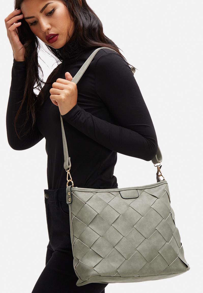 Daphne woven bag - grey