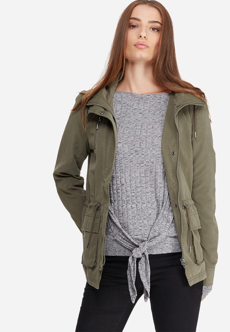 Starlight parka jacket - grape leaf ONLY Jackets | Superbalist.com