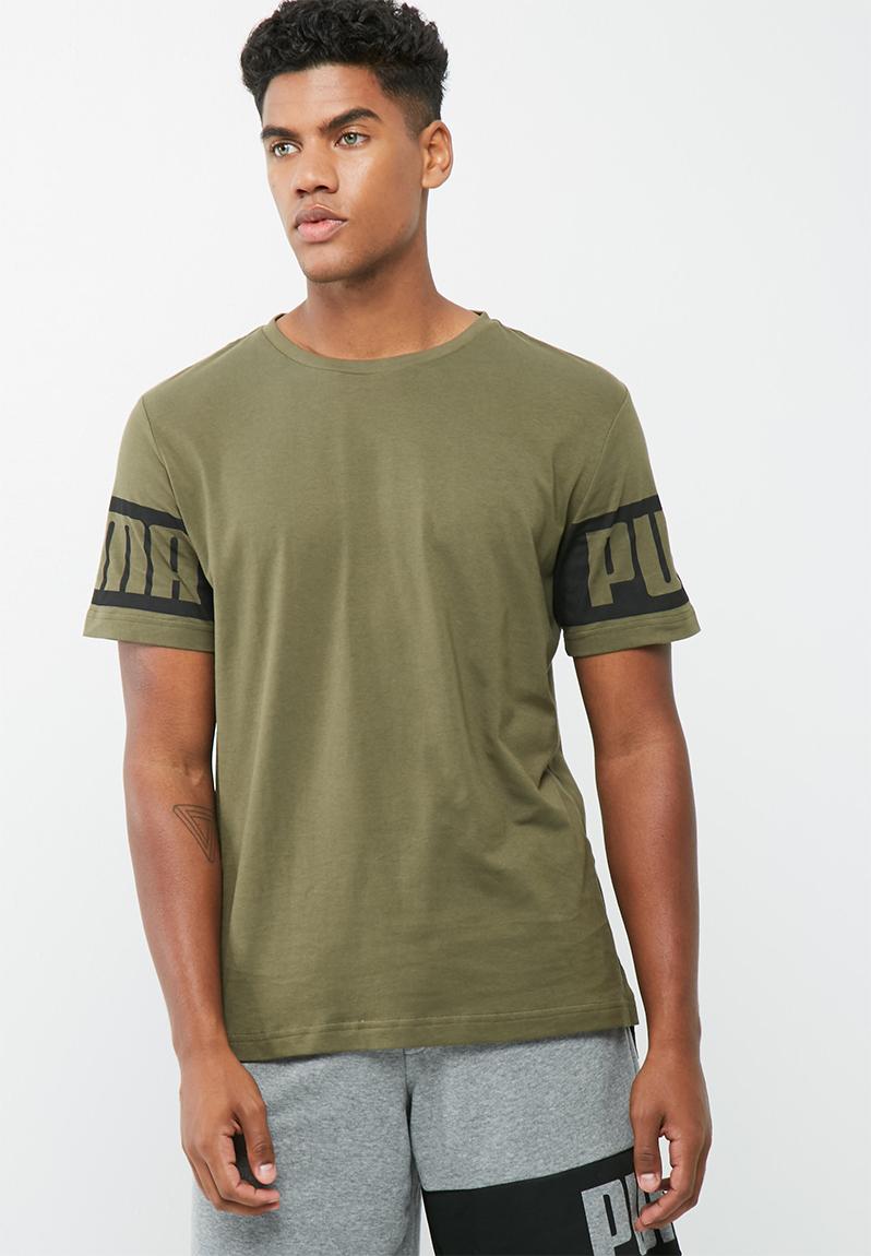 PUMA Rebel Tee-olive night PUMA T-Shirts | Superbalist.com
