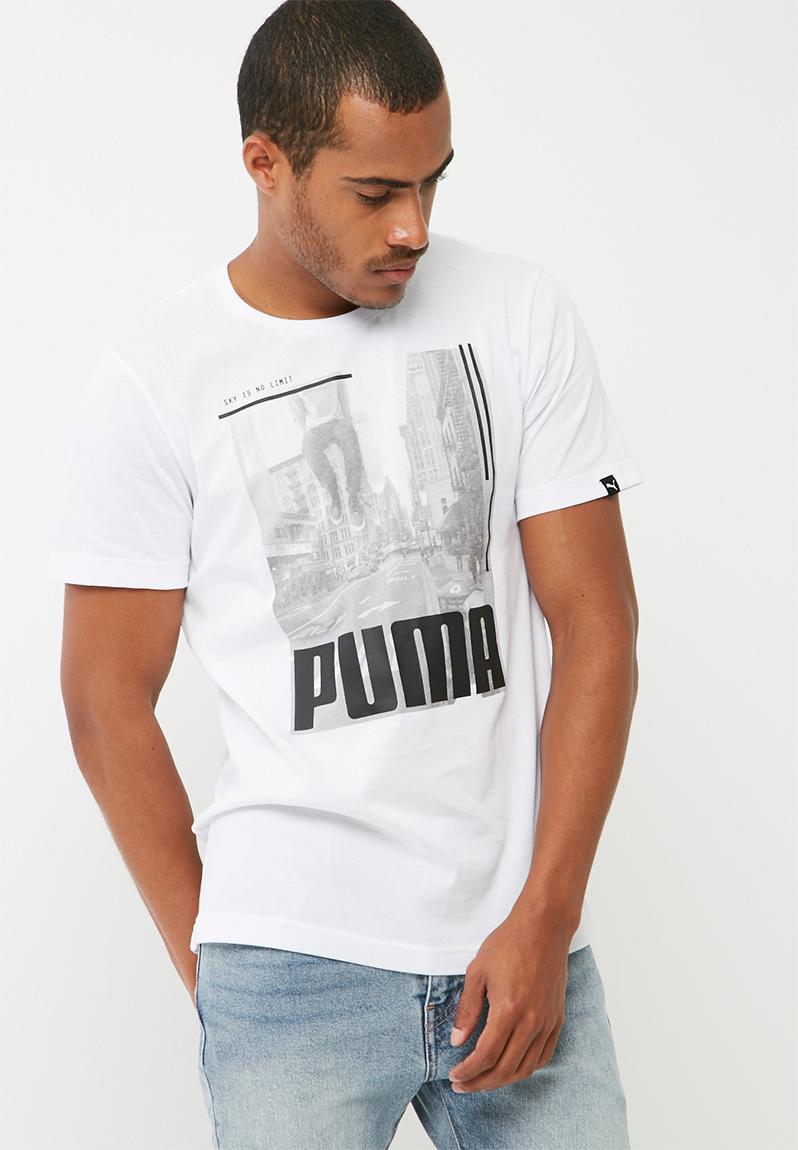 City photo tee- puma white