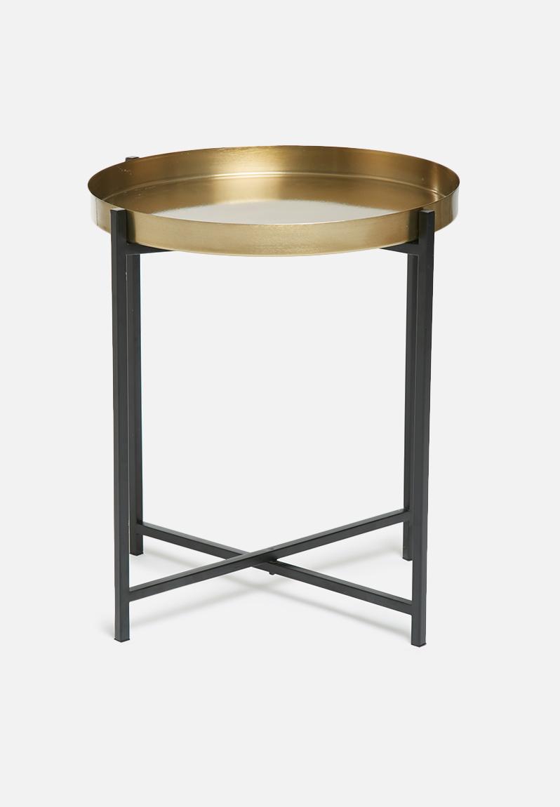 Doha side table - Brass