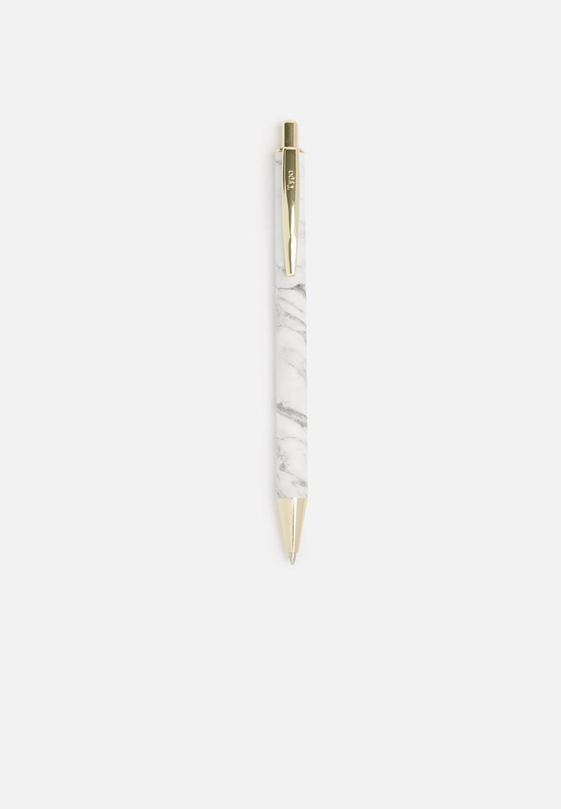 Buffalo pen – Marble & Gold Typo Stationery | Superbalist.com