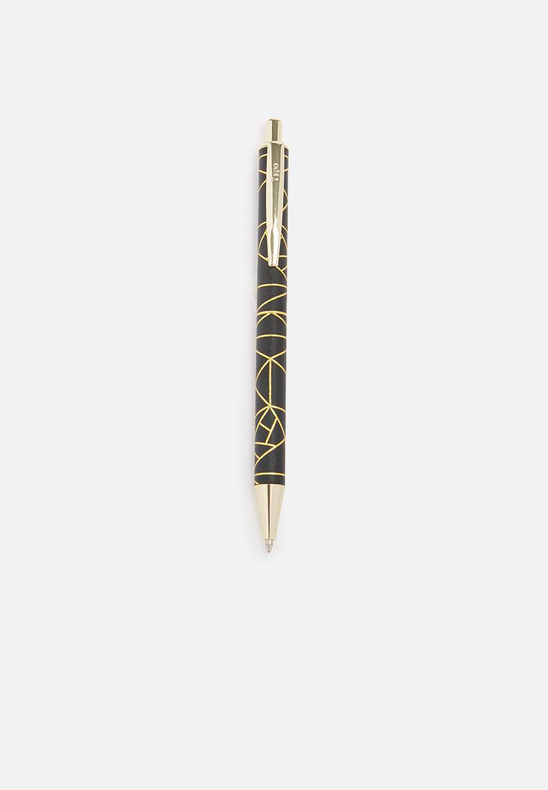 Buffalo pen – Black & Gold Lines