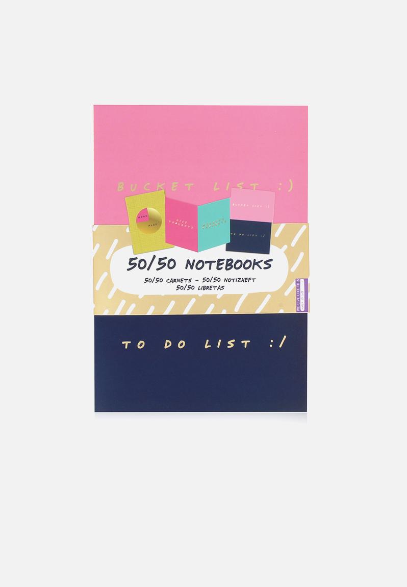 Notes to self 50/50 notebooks