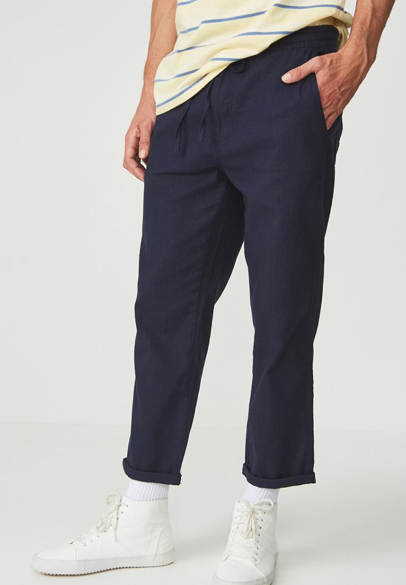 Drake roller pant - textured navy Cotton On Pants & Chinos ...