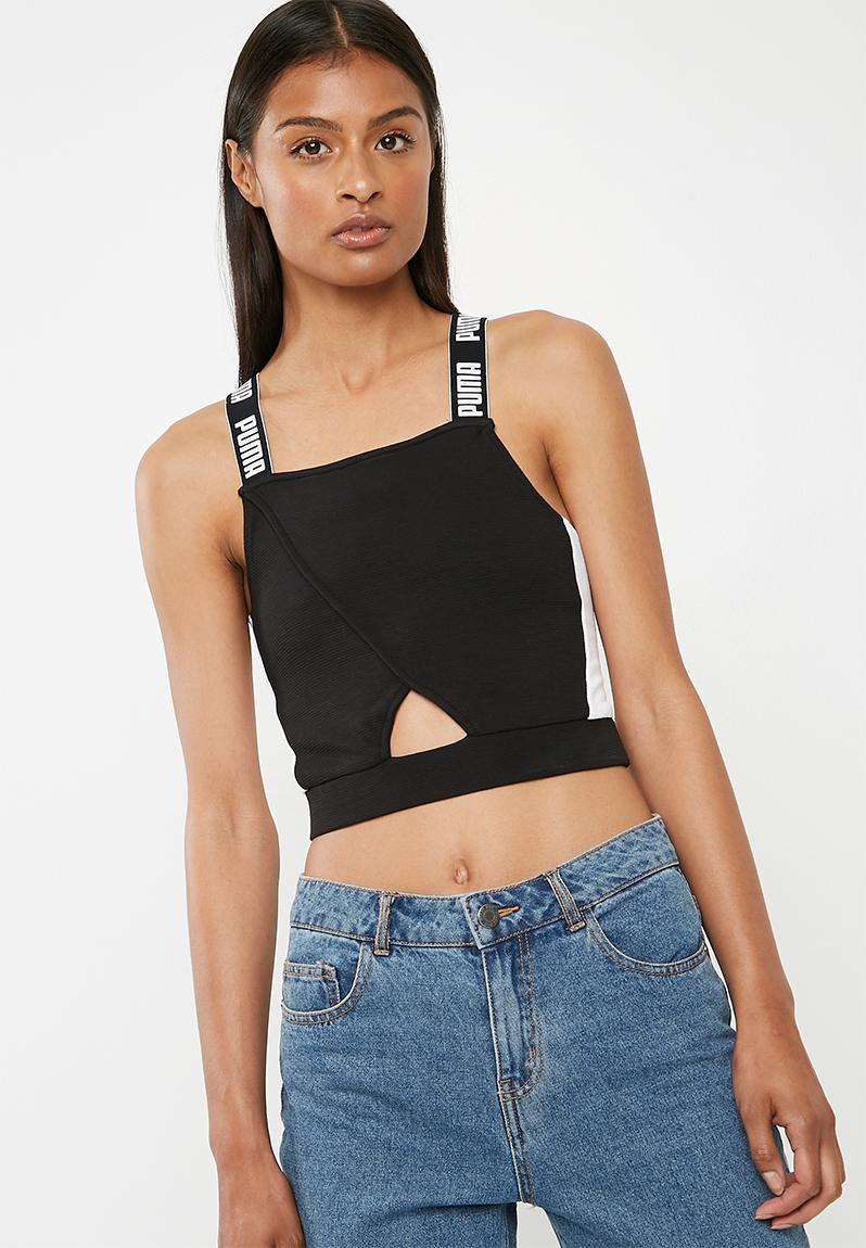 Archive crop top Puma - black