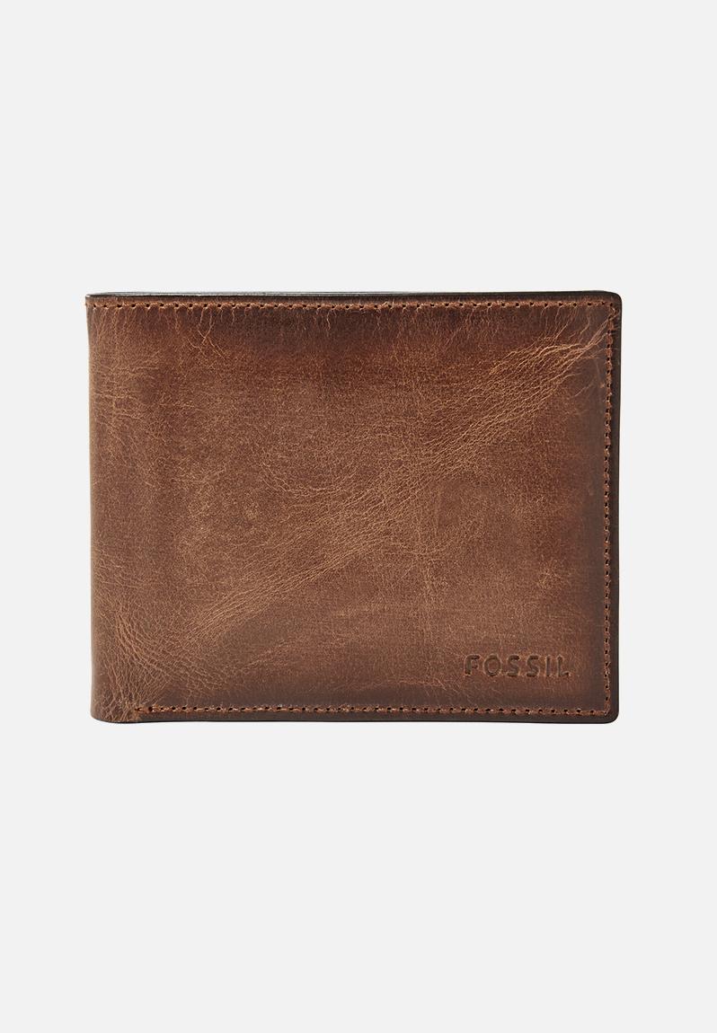 2 in 1 leather wallet - brown Fossil Bags & Wallets | Superbalist.com