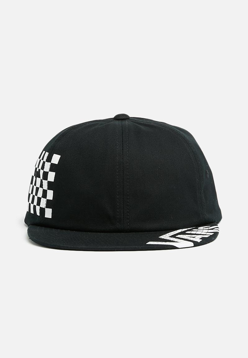 Vans Distort Jockey cap - black / checkered Vans Headwear | Superbalist.com