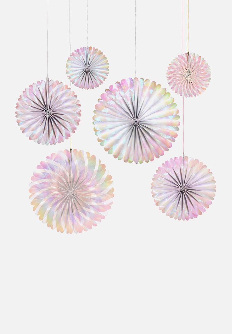 Iridescent pinwheels