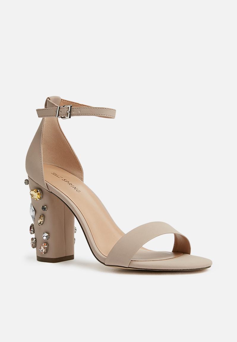 Loreg high heel - light beige