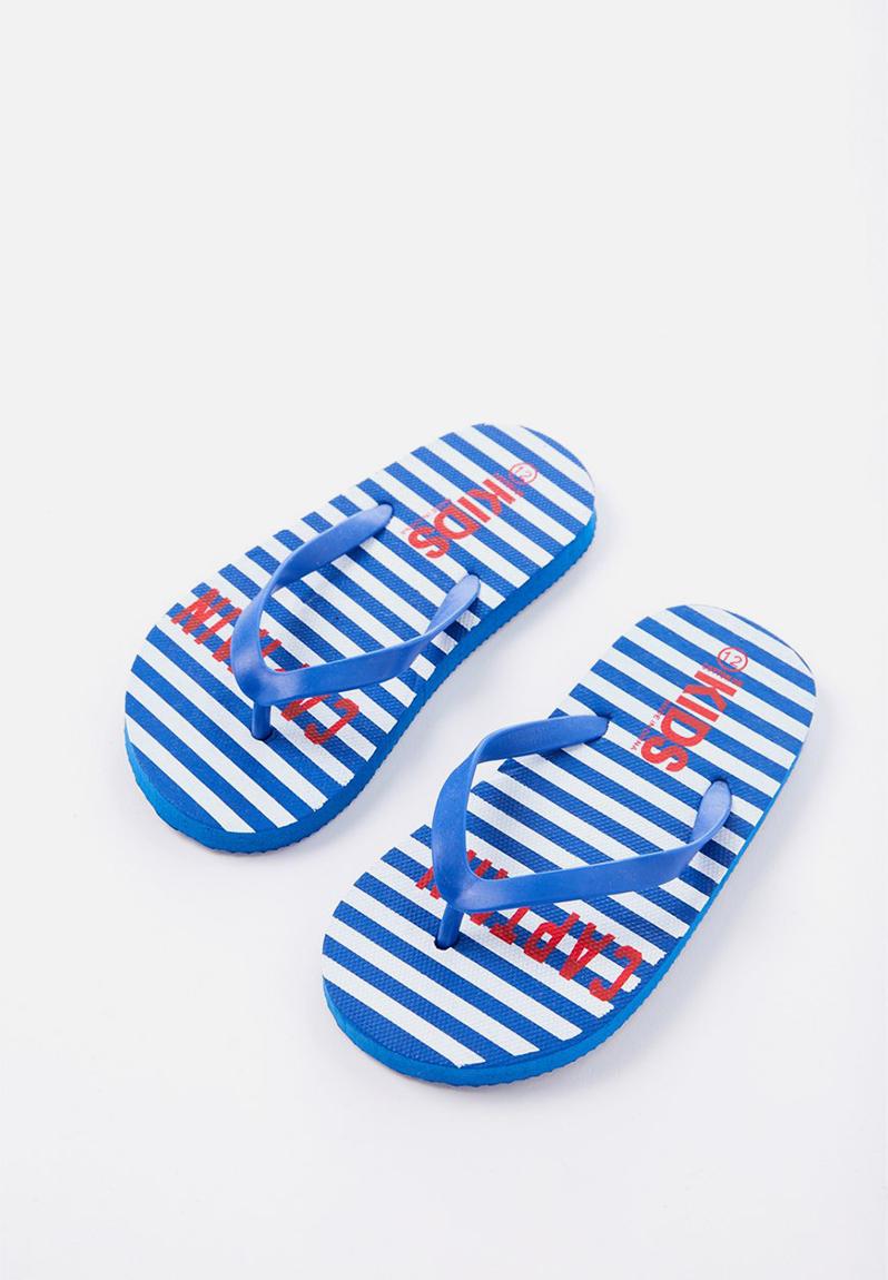 Printed flip flop - b captain