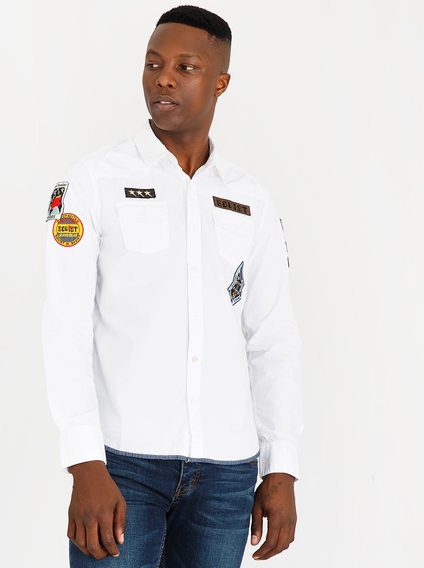 Valero Denim Shirt White SOVIET Shirts | Superbalist.com