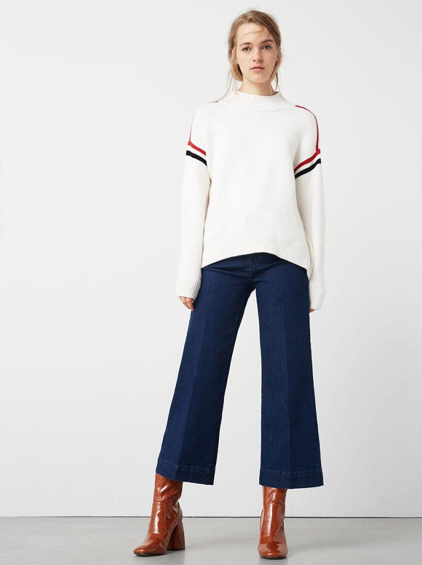 Straight Cropped Nicky Jeans Mid Blue MANGO Jeans | Superbalist.com