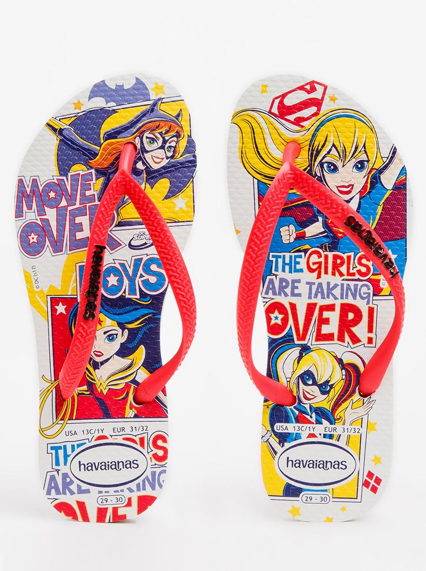 DC Super Hero Girls Flip Flops Multi-colour Havaianas Shoes ...