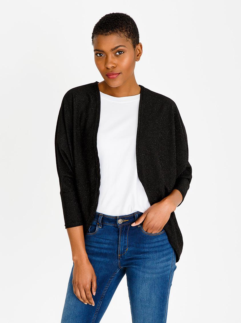 Lurex cardigan - black edit Knitwear | Superbalist.com