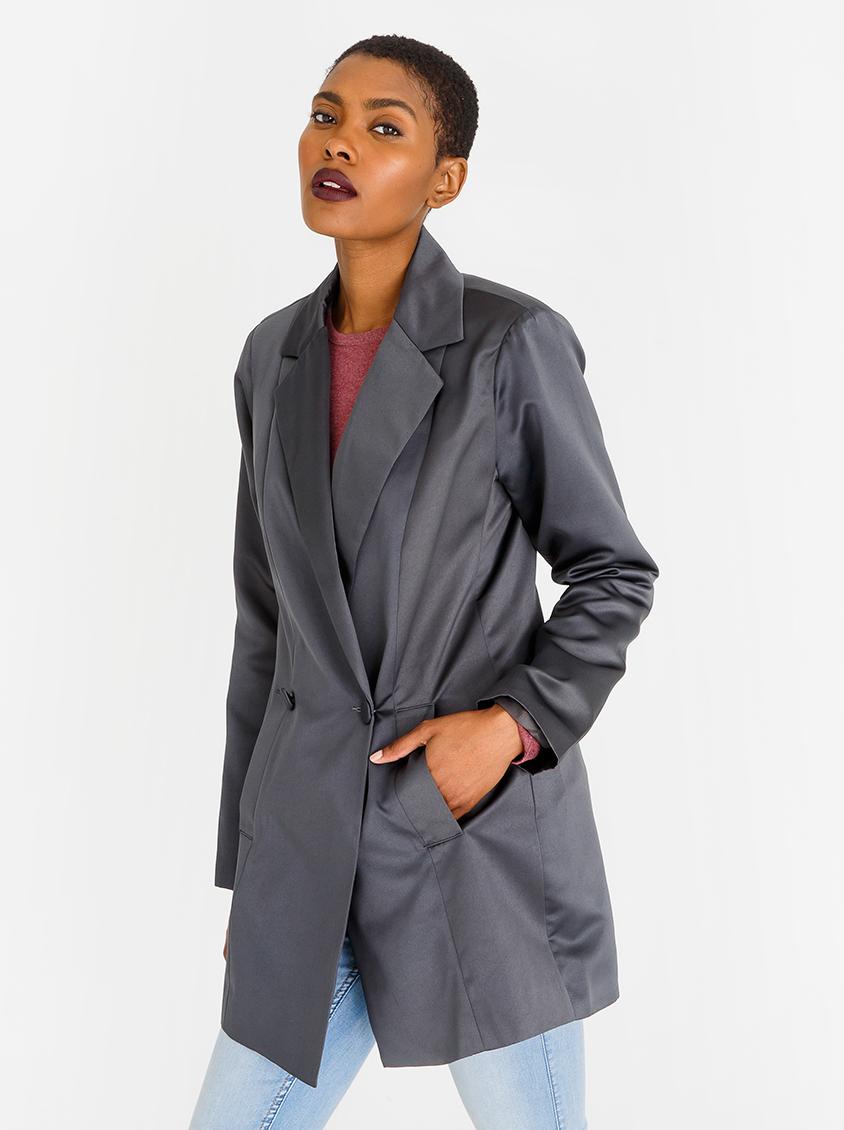 Long Length Coat Charcoal edit Coats | Superbalist.com