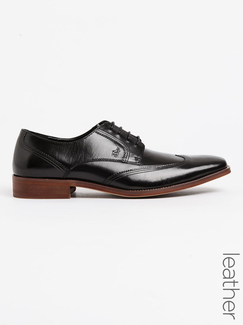 Wingtip Formal Lace Up Black POLO Formal Shoes | Superbalist.com