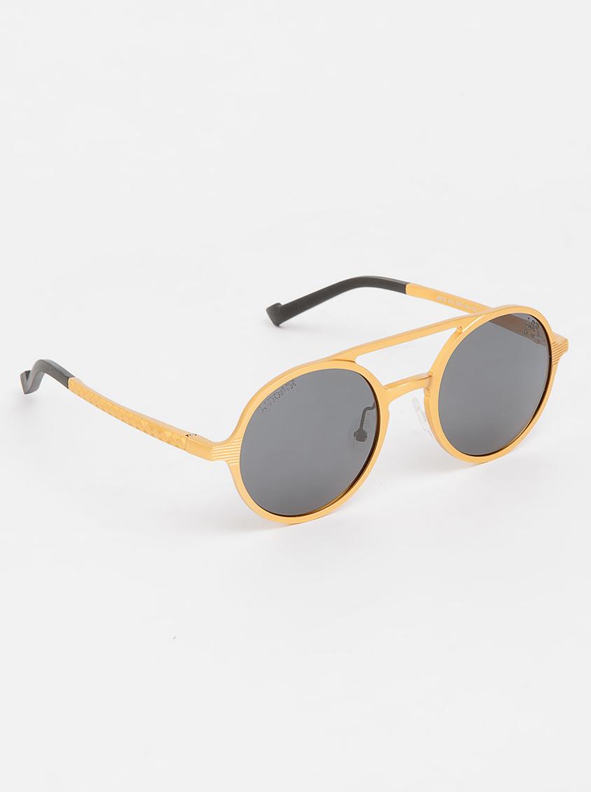 Polarised Round Sunglasses Yellow Lundun Eyewear Eyewear | Superbalist.com