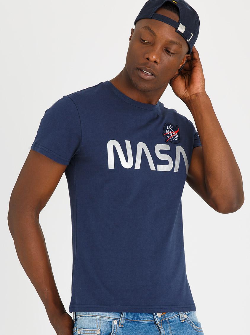 NASA T-Shirt Blue Alpha Industries T-Shirts & Vests | Superbalist.com
