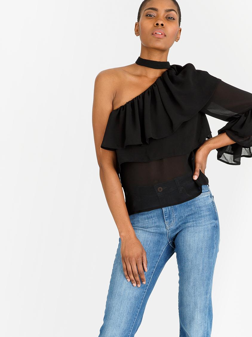 Choker Neckline Blouse Black STYLE REPUBLIC Blouses | Superbalist.com