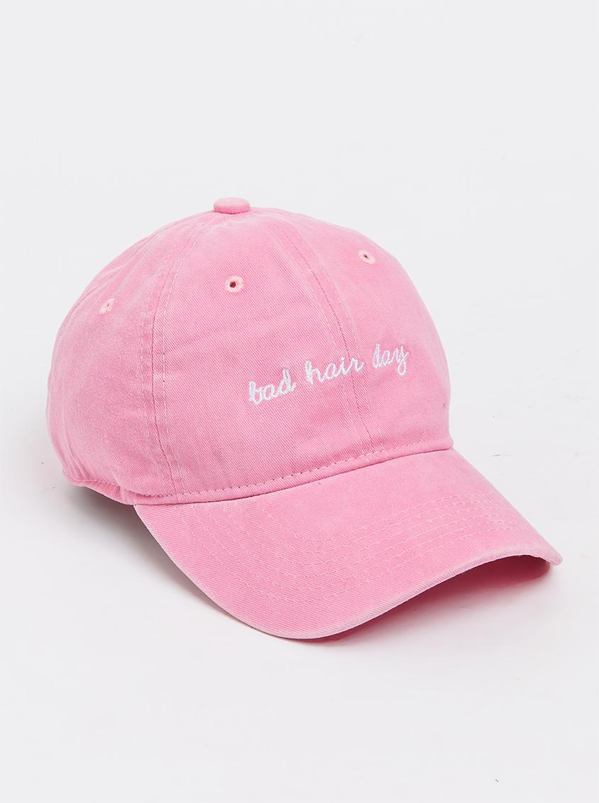 Logo Peak Cap Pale Pink STYLE REPUBLIC Fashion Accessories ...