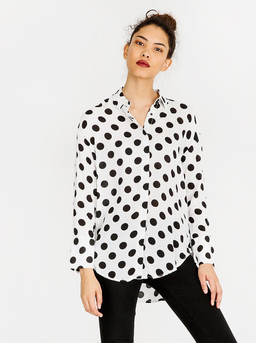 Polka Dot Shirt Black And White STYLE REPUBLIC Shirts Superbalist