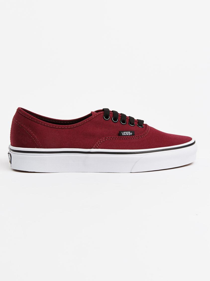 Authentic Sneakers Burgundy Vans Sneakers