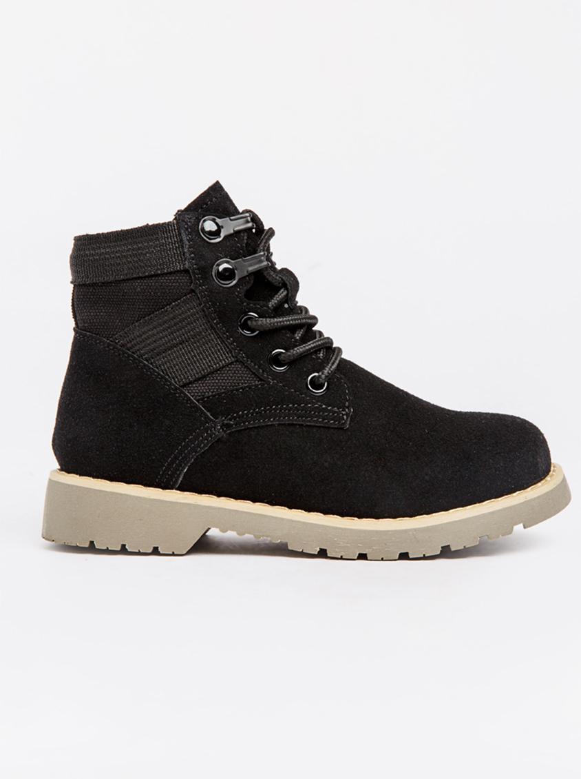 Boys Combat Boot - black