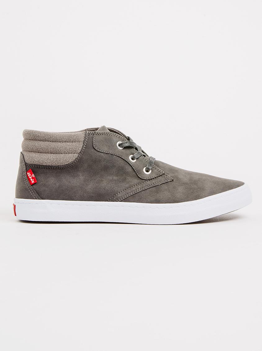 Nic Canvas Mid Sneakers Mid Grey Levi’s® Slip-ons and Loafers ...