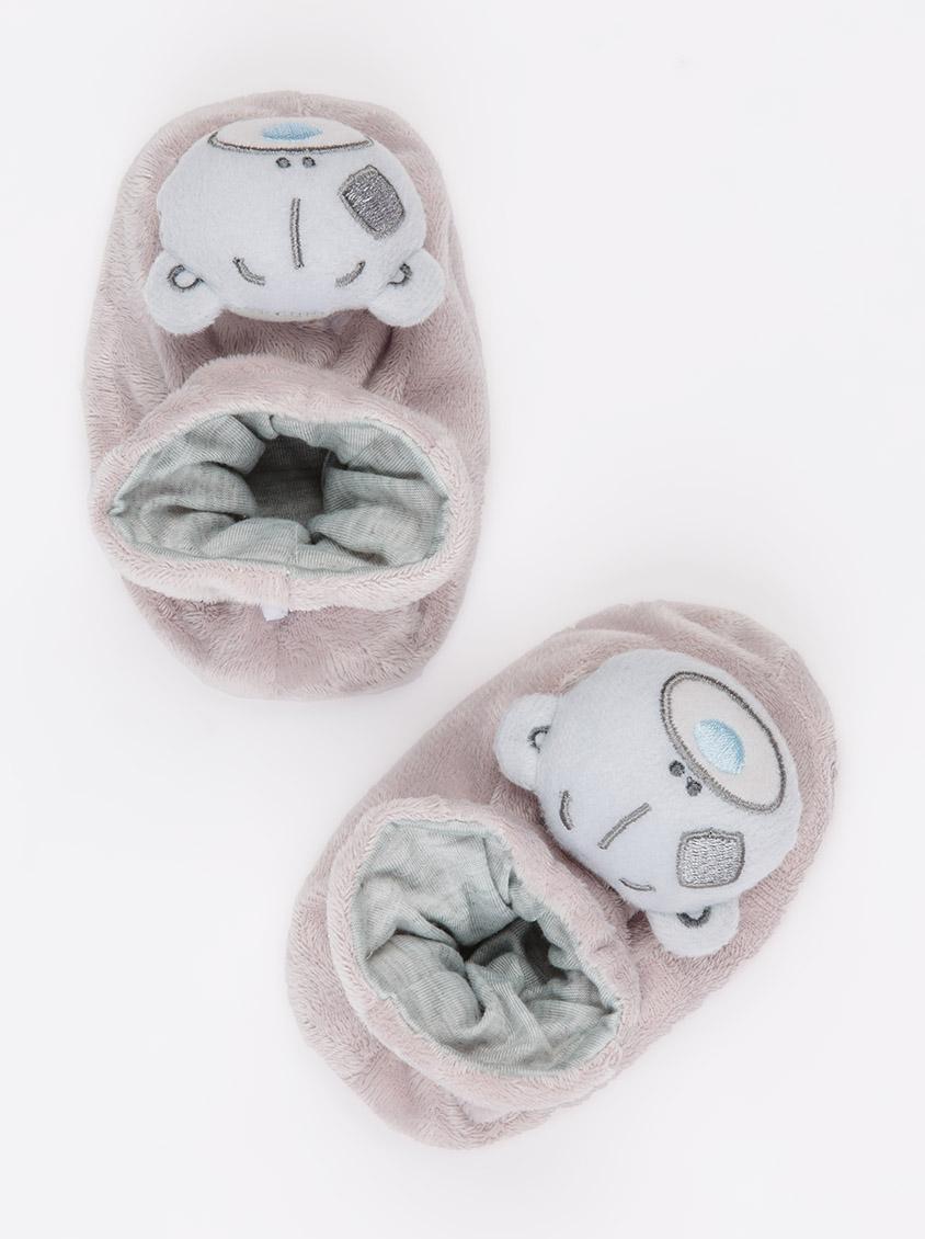 Tiny Tatty Teddy Booties Grey