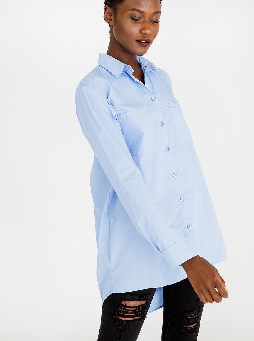 Boyfriend Shirt Pale Blue