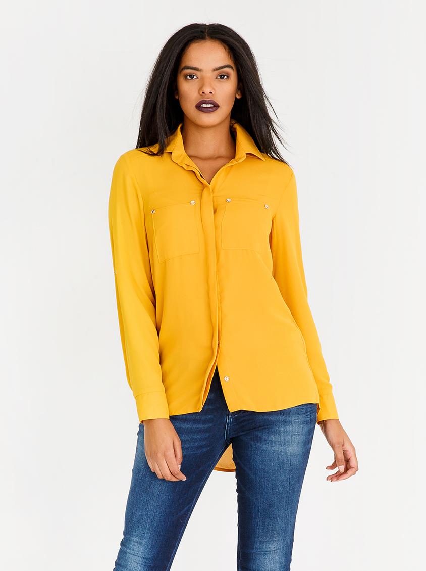 Blouse with Concealed Button Stand Yellow edit Blouses | Superbalist.com