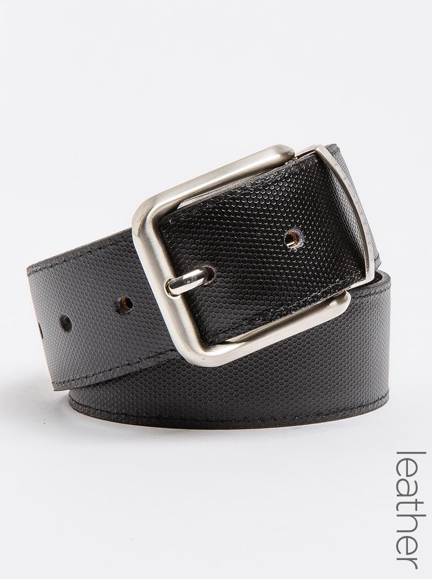 Andrew Reversible Leather Belt Black Pringle of Scotland Belts ...